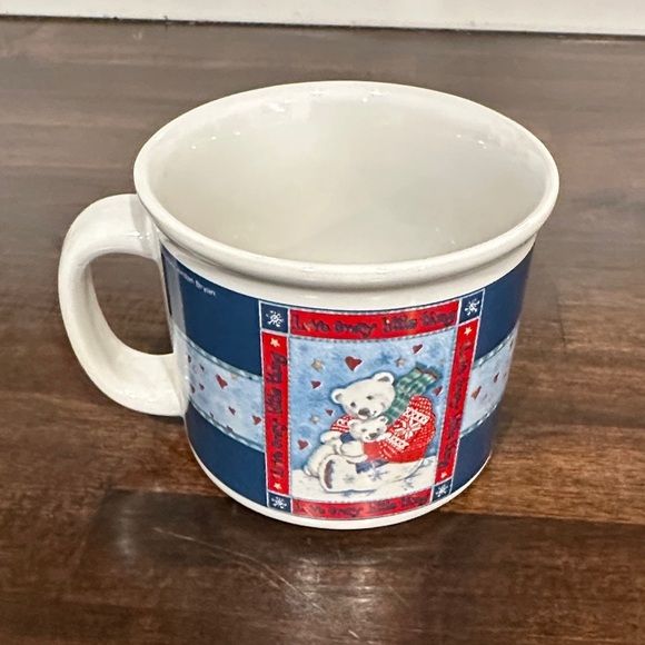 Dining | Vintage Christmas Mug With Polar Bears By Artist Debra Jordan ...